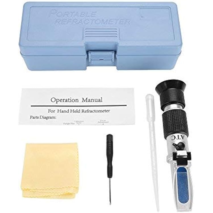 HELVES Refractometer Salinometer, Seawater Salinity Meter India | Ubuy