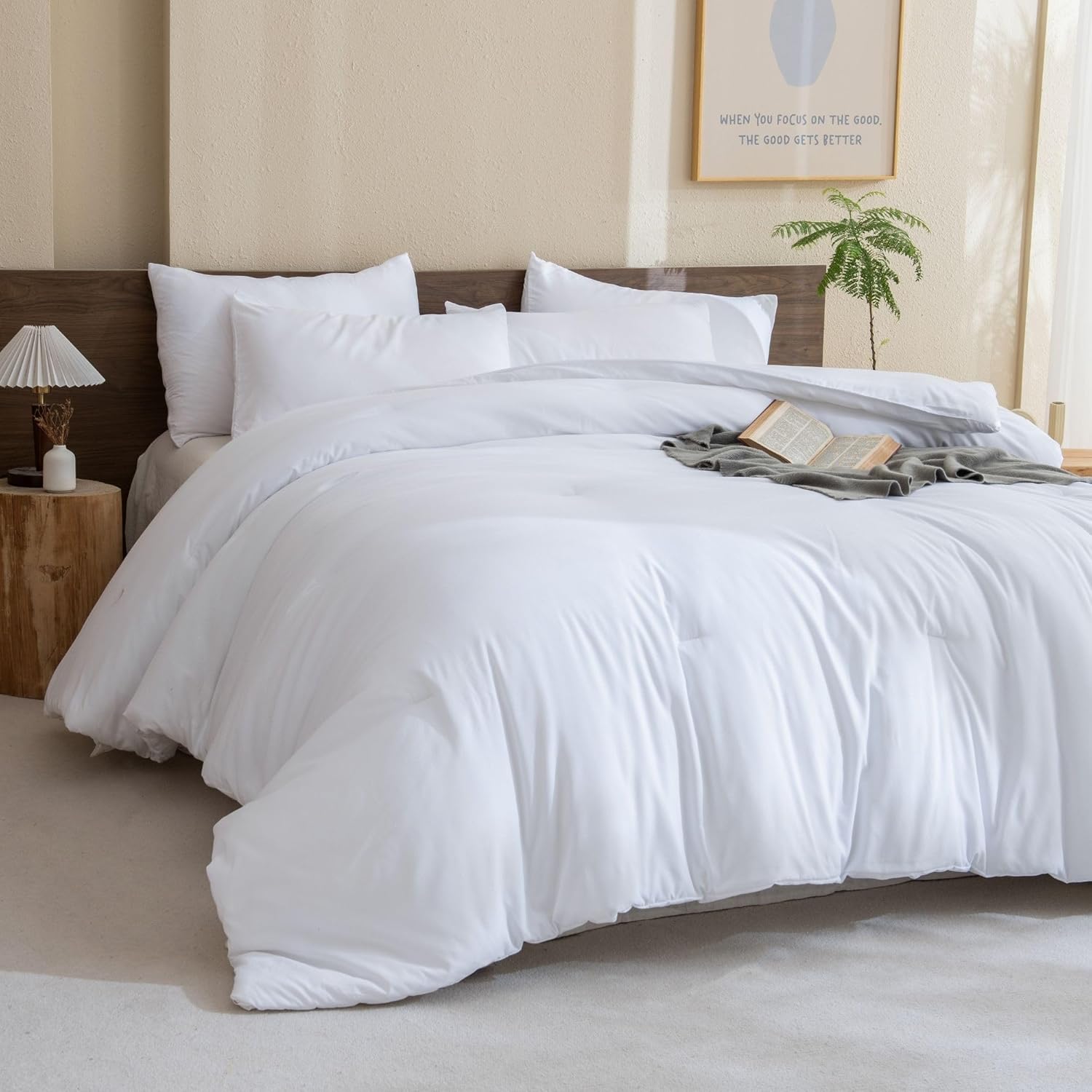 Paxrac Classic Pure White King Size Comforter Set Djibouti Ubuy
